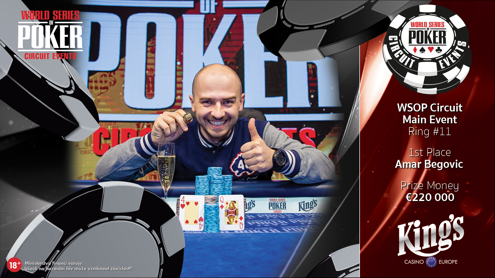 Amar Begović gewinnt das WSOPC Main Event und nimmt €220.000 mit ...