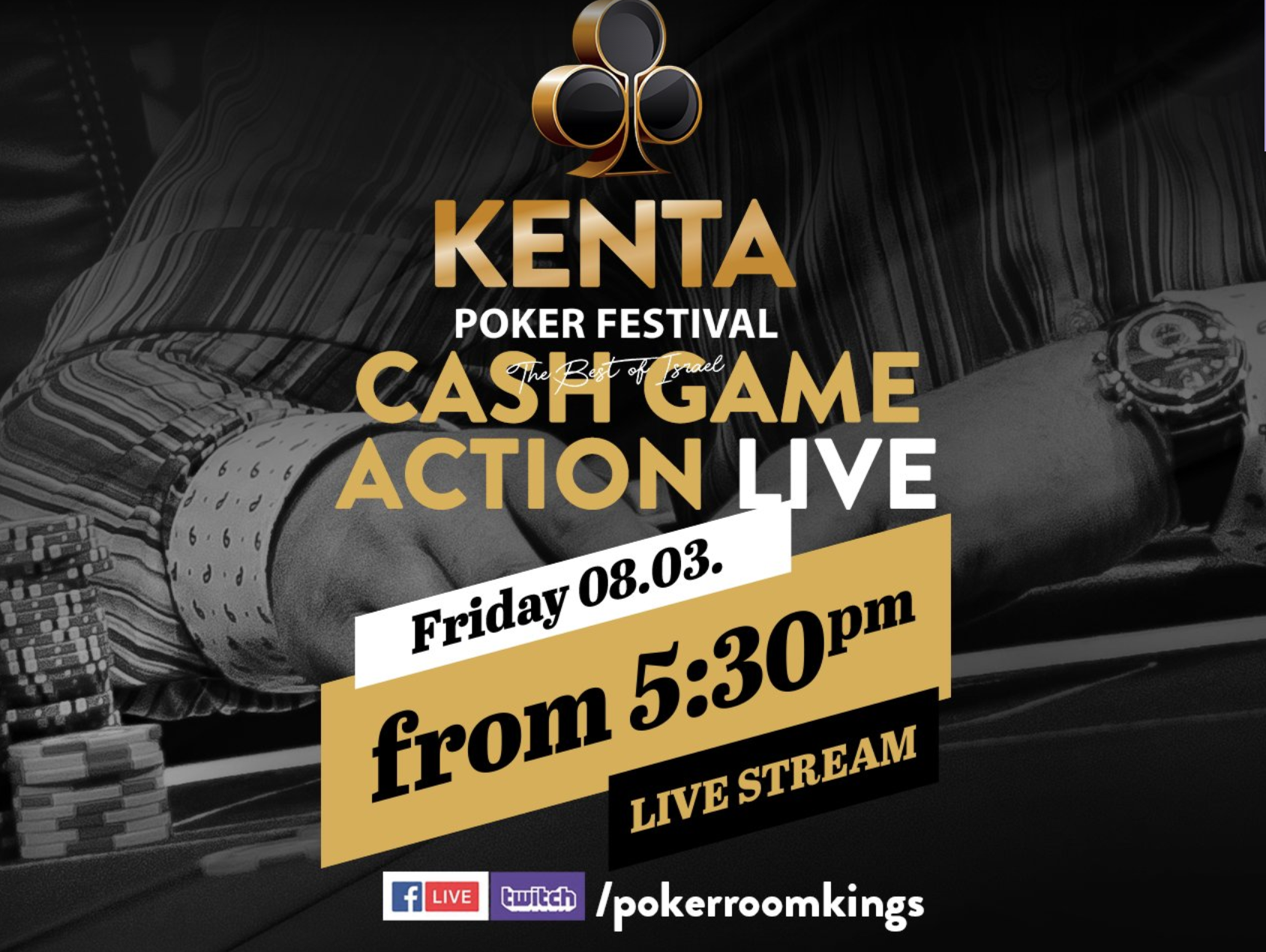 Heute ab 17:30 Uhr gibt es ein Ca$h King$ Kenta Special live aus dem King's! - Hochgepokert