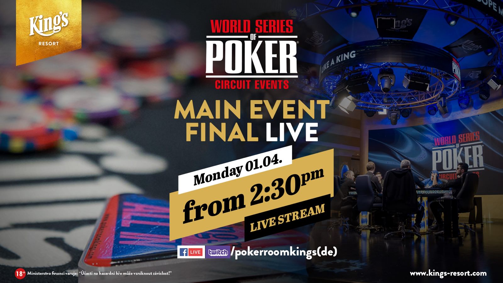 Der Livestream vom Finale des WSOPC Main Events im King’s startet um 14 ...