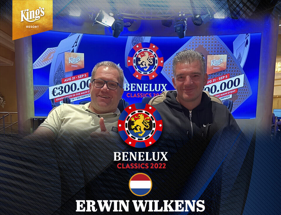 Chipleader der Benelux Classics im King's gewinnt das Turbo Bounty - Hochgepokert
