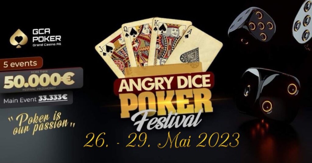 Sonntag ab 14:30 Uhr - Finale des €100 Angry Dice Main Events aus dem ...