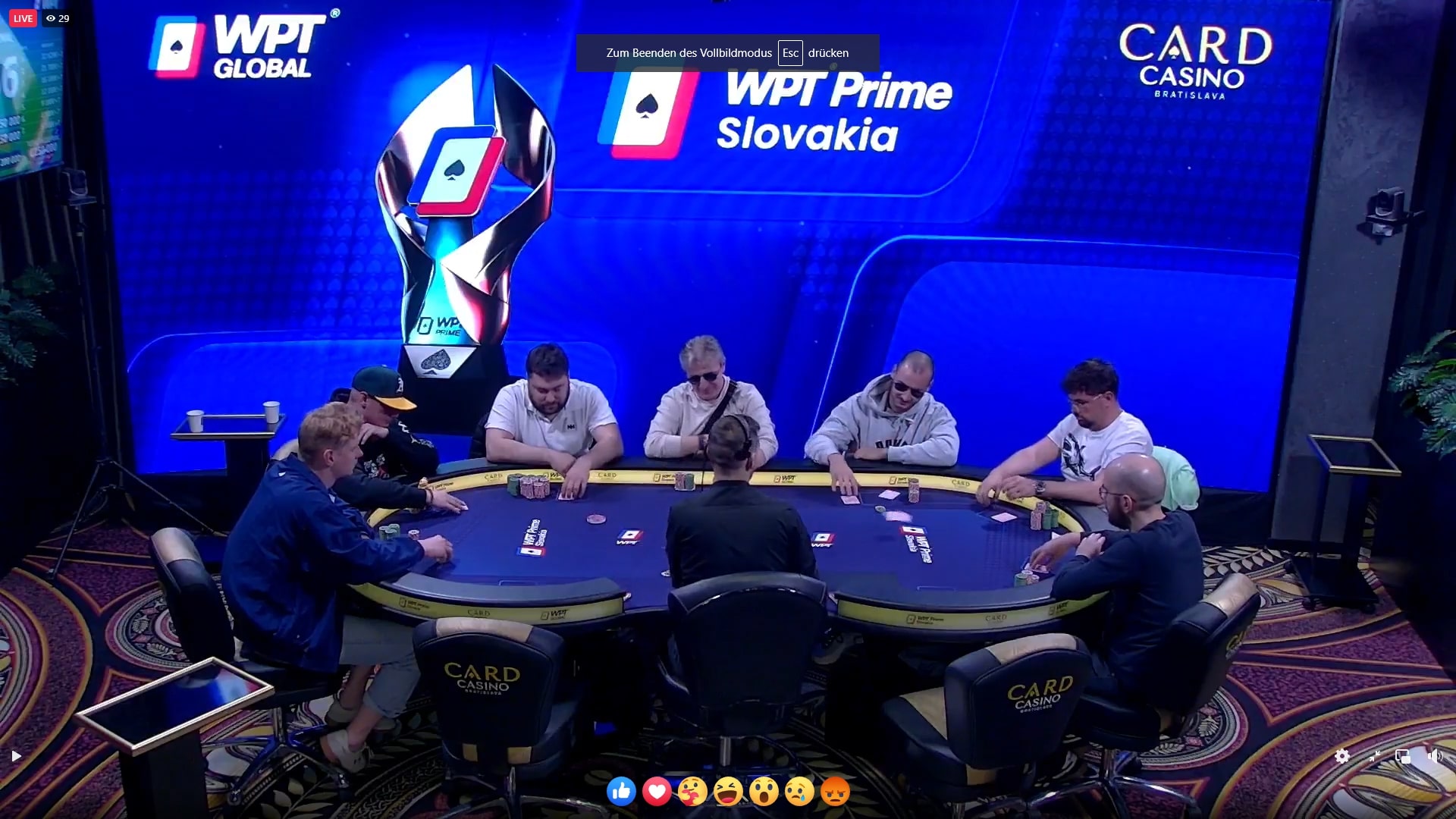 Freitag ab 15:00 Uhr - Livestream vom Finale des €200 WPT Opener ...
