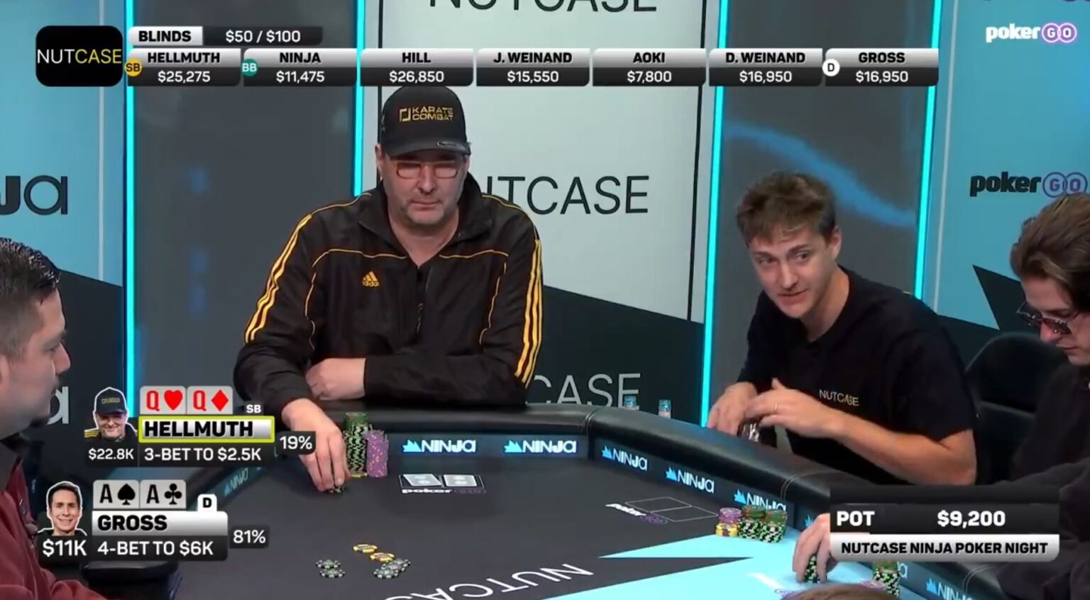 Hellmuth macht den Monsterfold … und lässt sich feiern! - Hochgepokert
