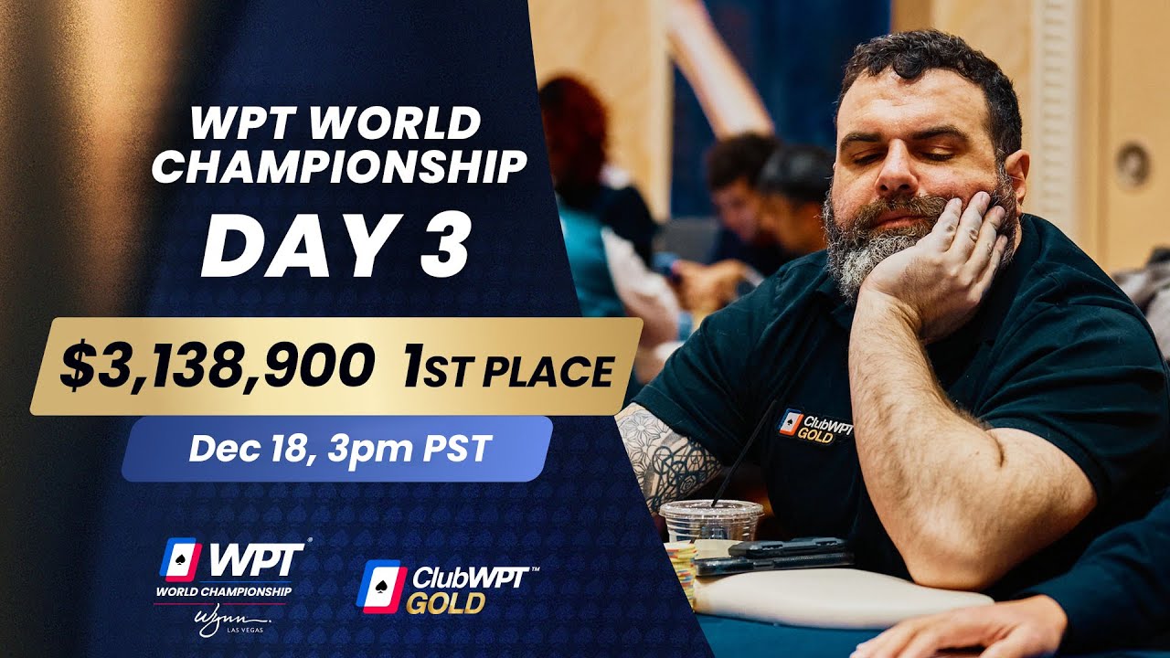 Ab Mitternacht - Livestream vom Tag 3 der $10.400 WPT World Championship! - Hochgepokert