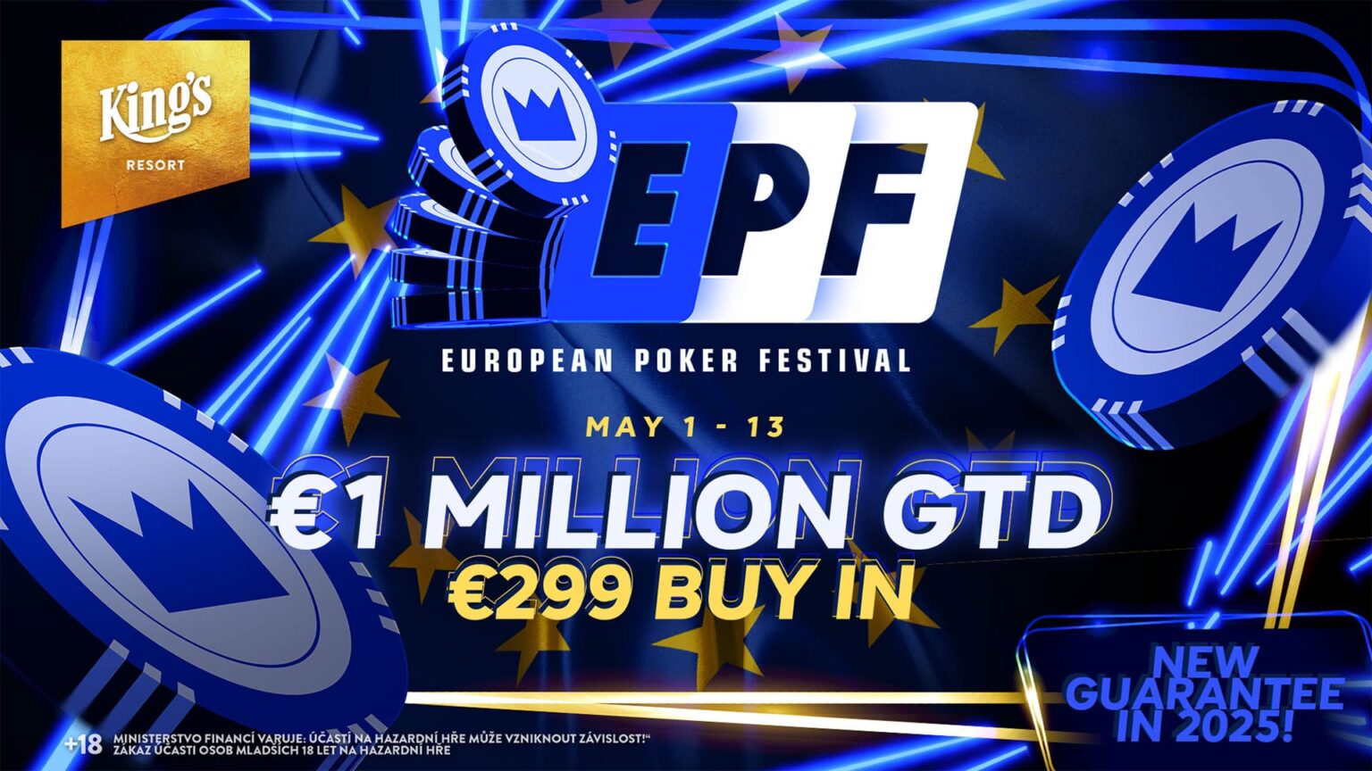 83 Finalisten nach Ansturm beim EPF Highroller im King’s!