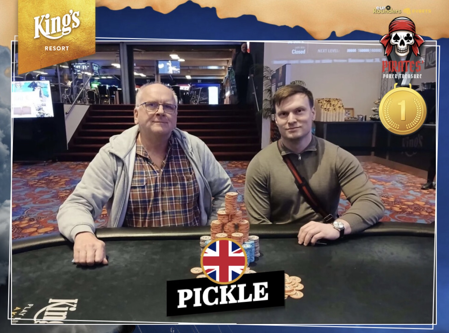 AYE! Seegurke "Pickle" kapert mit Joachim Weihs das PPT Mystery Bounty ...