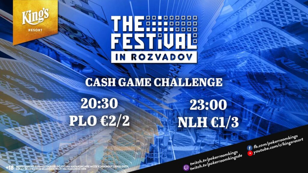 Livestream von der "The Festival" Cash Game Challenge!