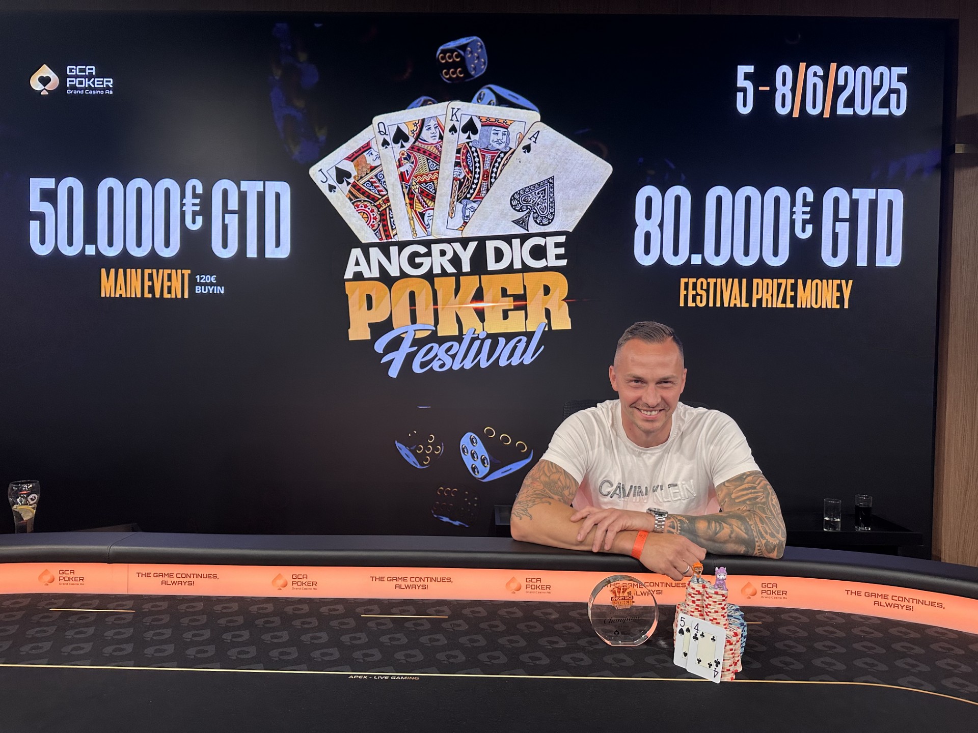 Andy Bauer cruist beim Angry Dice Festival im GCA zum Sieg!