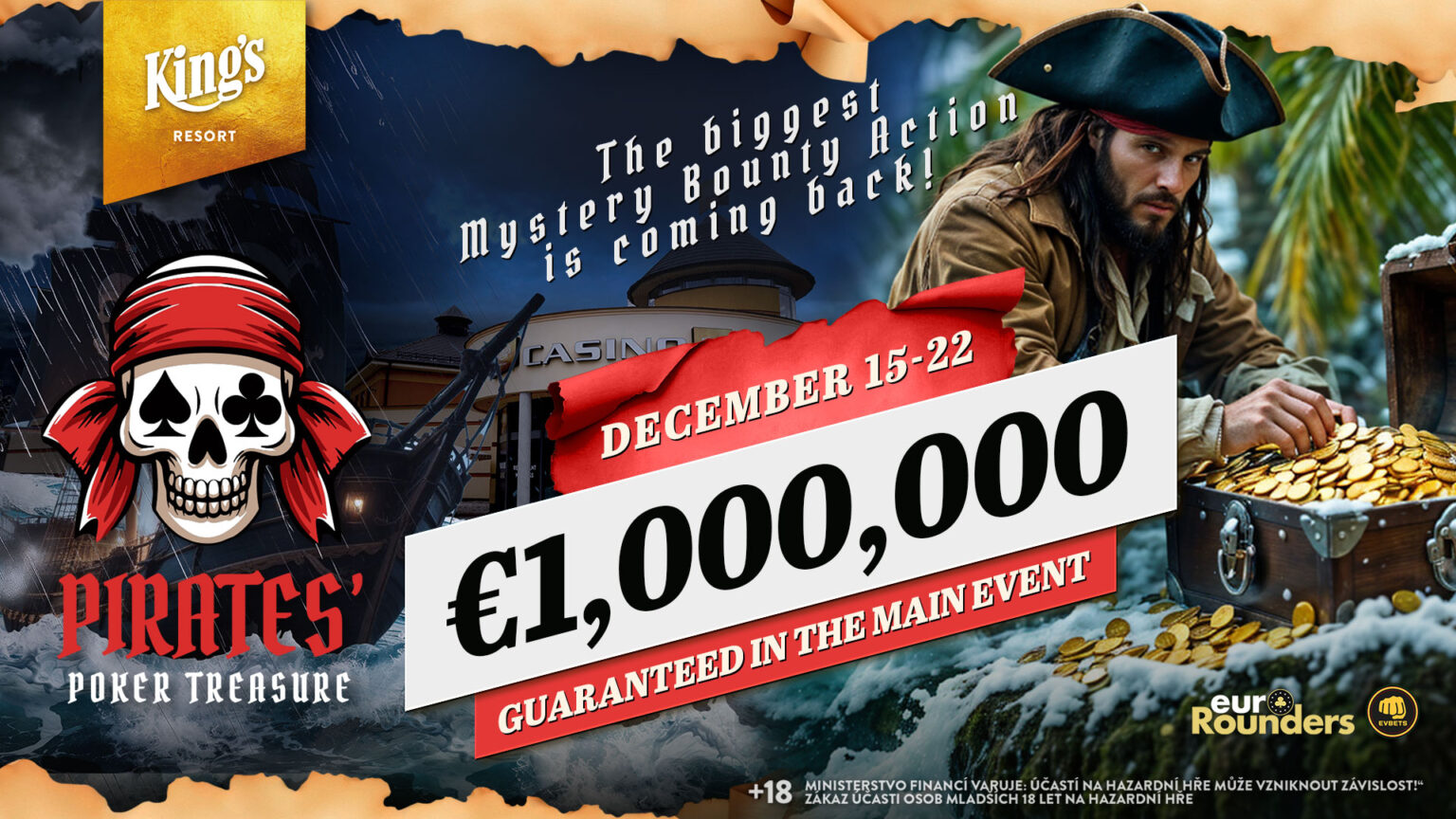 King's: Pirates Main Event hofft auf Wochenend-Ansturm