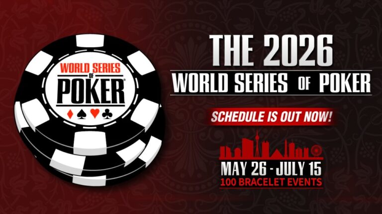 WSOP Las Vegas 2026 – Der brandneue Turnierplan ist da!