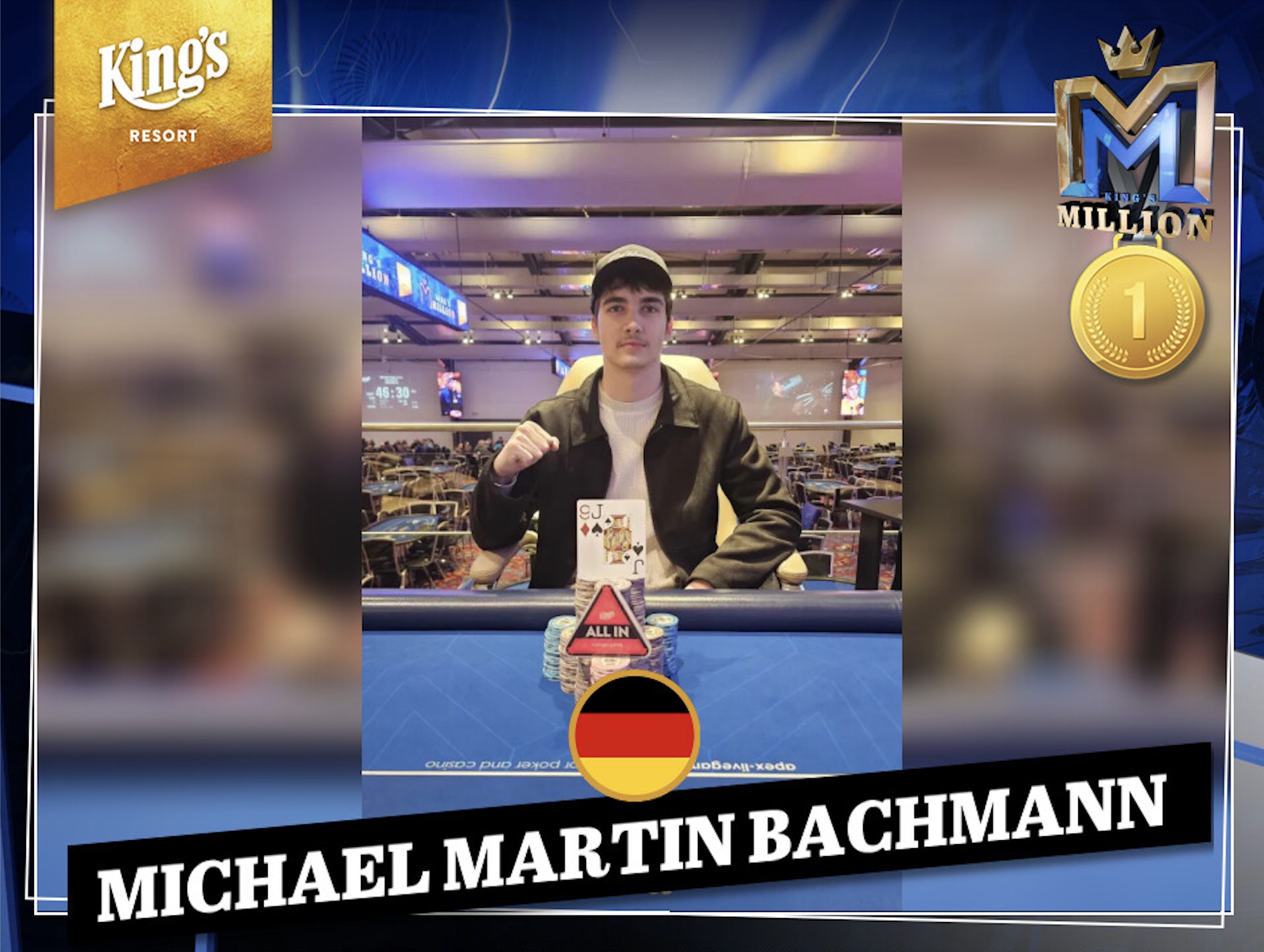 Start-Ziel-Sieg für Bachmann in der Euro Rounders Mystery Bounty
