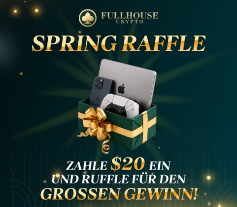 Spring Deposit Drop - Ab $20 Einzahlung zum Spring Raffle Preis!