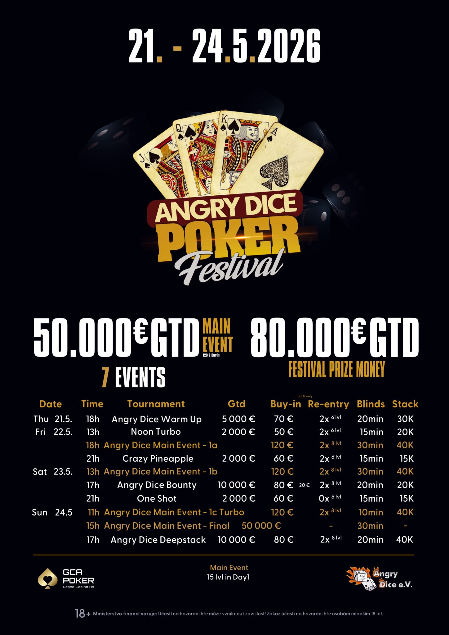 GCA - Ferragine feiert Auftakt-Sieg im Angry Dice Poker Festival!