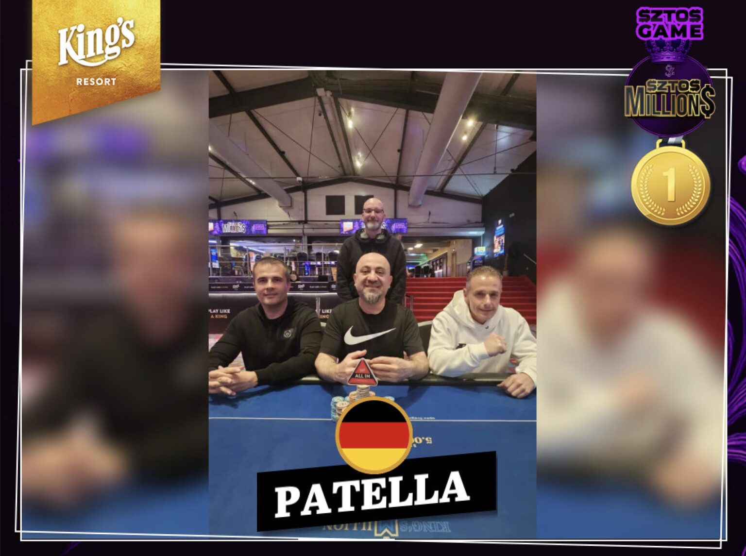 $ZTO$ Million$ - Patella zwingt Mystery Bounty Gegner in die Knie